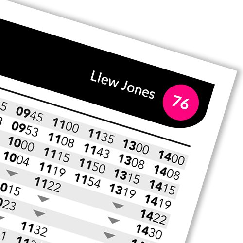 Bus Timetables North Wales | Coach Hire | (01492) 640320